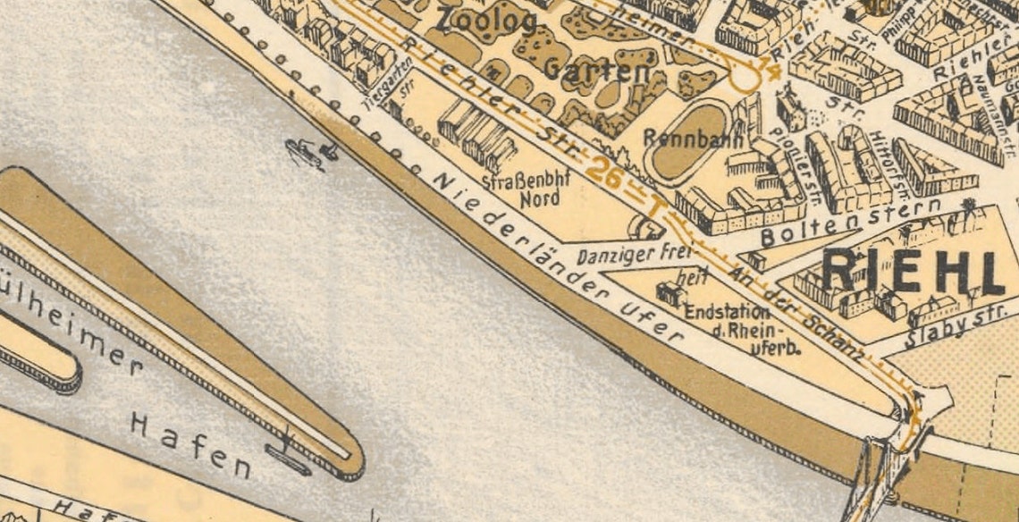 Old Map of Koln Cologne Germany 1930 Vintage Poster Wall Art - Etsy