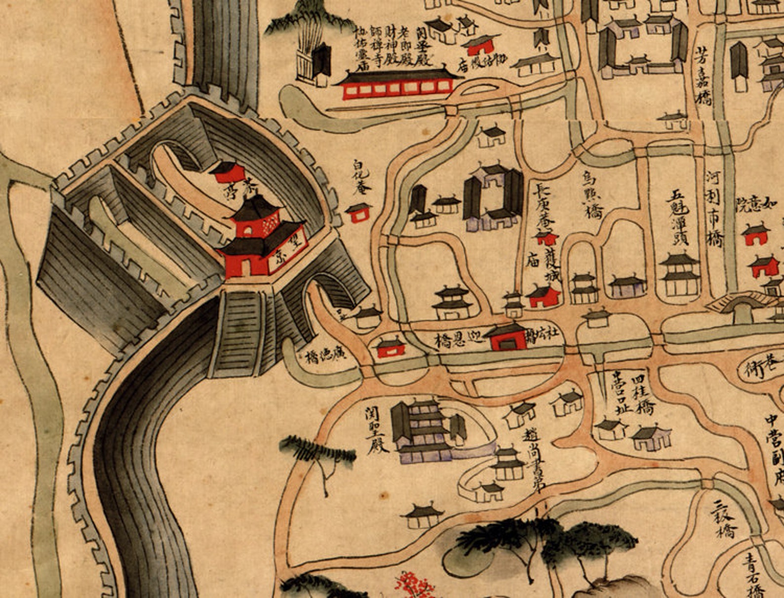 Old Map of Ningbo China 1846 Vintage Map Vintage Poster Wall - Etsy