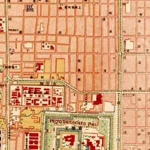 Old Map of Kyoto Japan 1900 Vintage Map | Vintage Map Wall Art Print ...