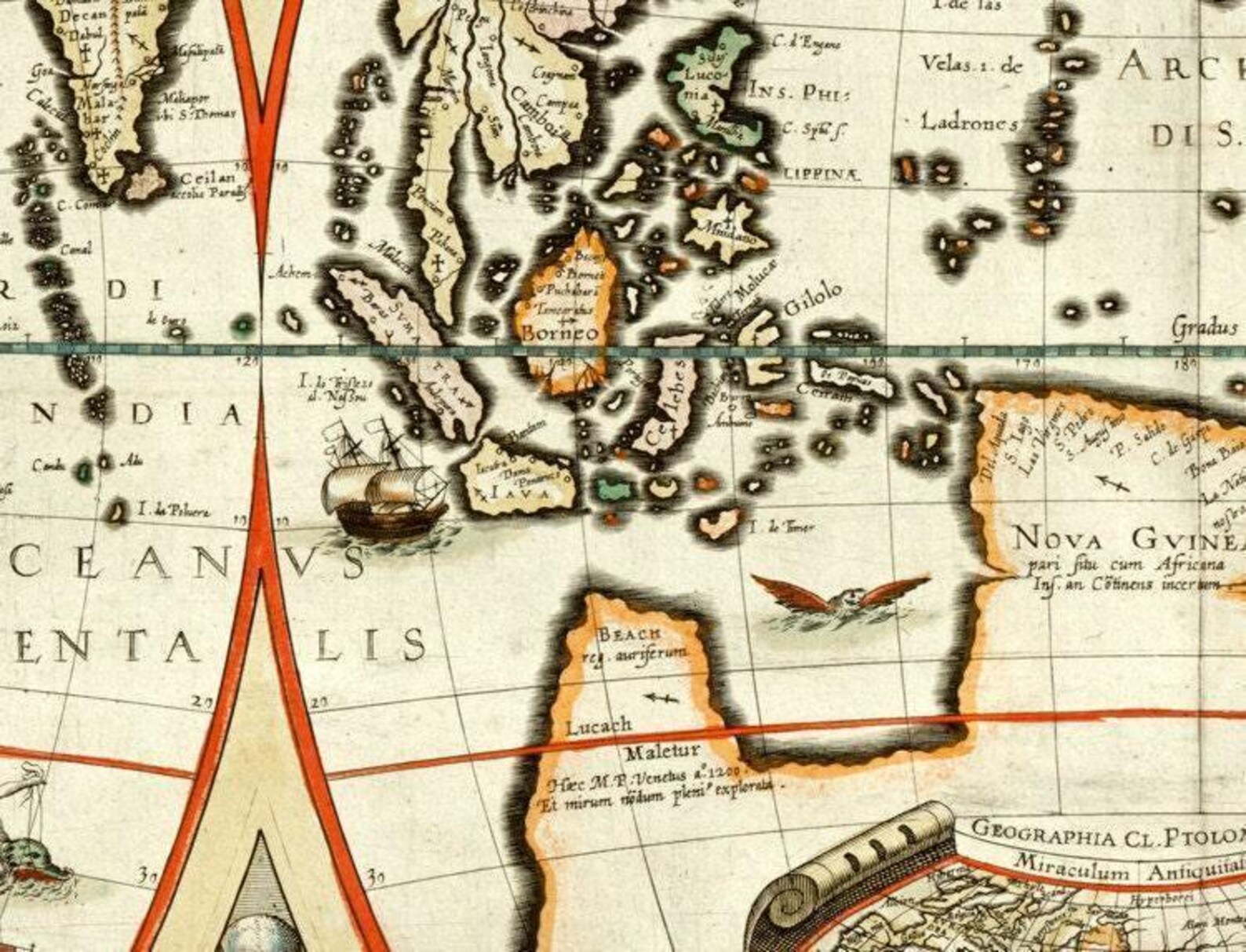 Old World Map 1618 Old Map of the World | Vintage World Map - Etsy
