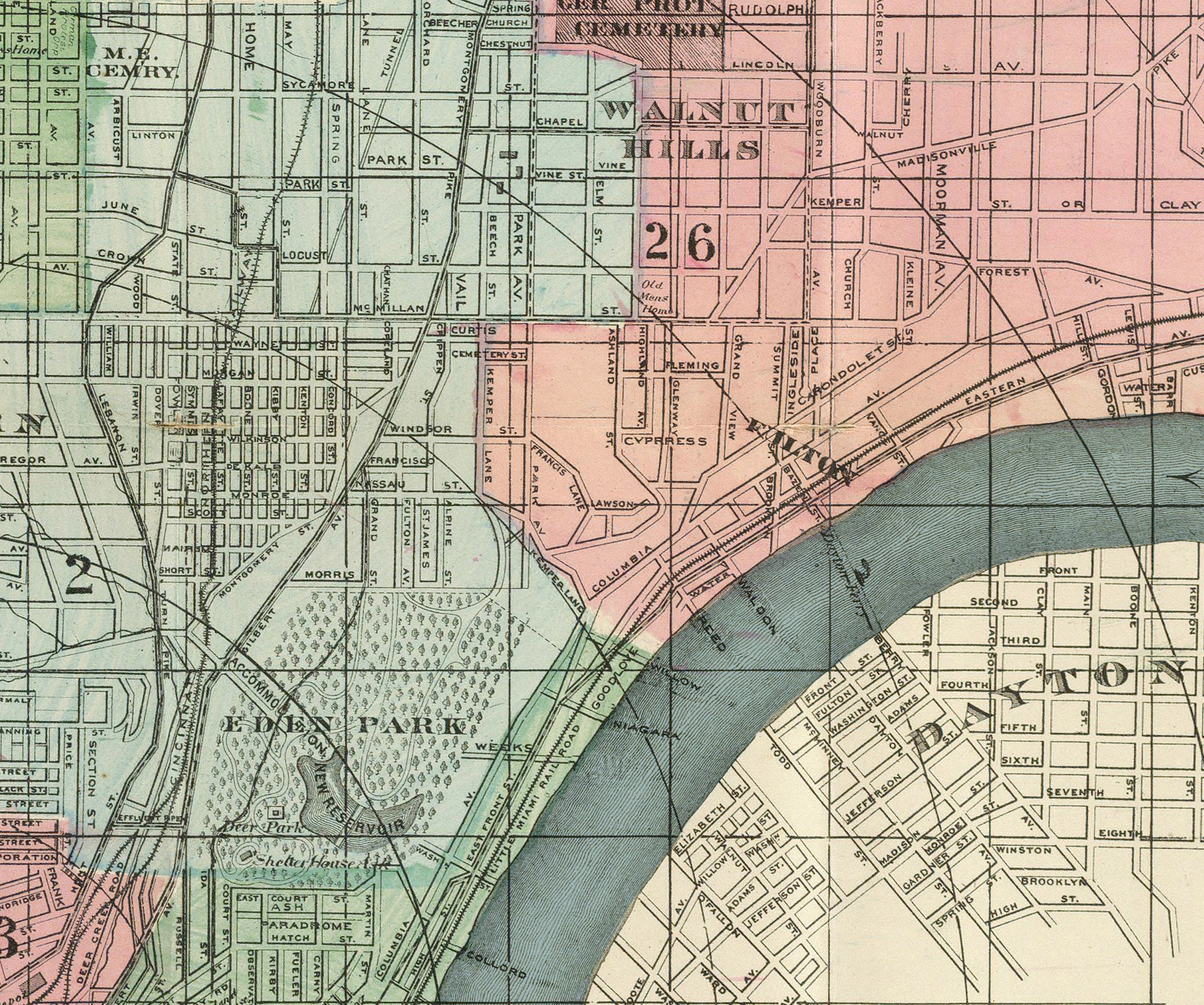 Cincinnati Suburbs Map