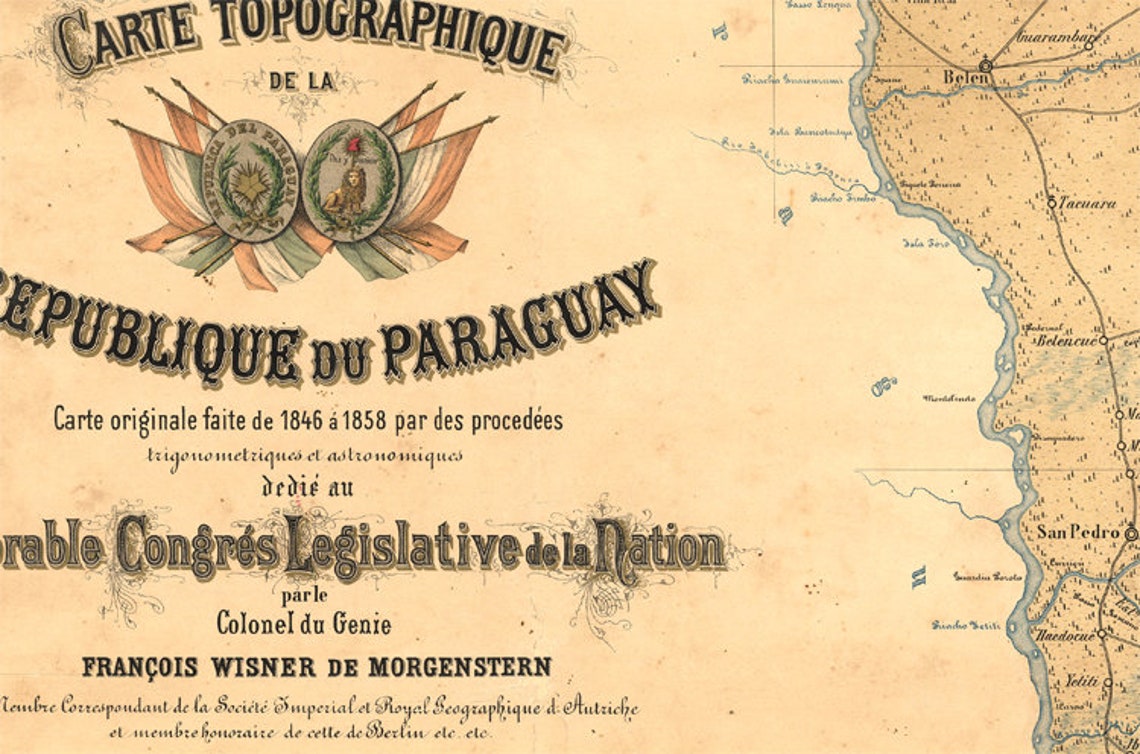 Mapa Antiguo Paraguay Sudamérica Mapa antiguo 1873 Impresión | Etsy Mapa Antiguo Paraguay Sudamérica Mapa antiguo 1873 Impresión | Etsy