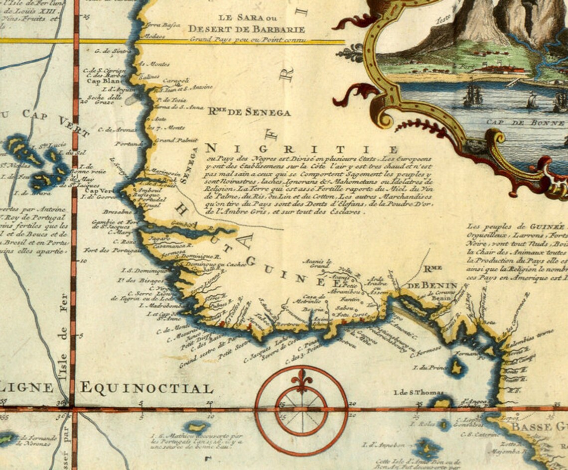 Old World Map 1719 Vintage Map New Discoveries Vintage - Etsy