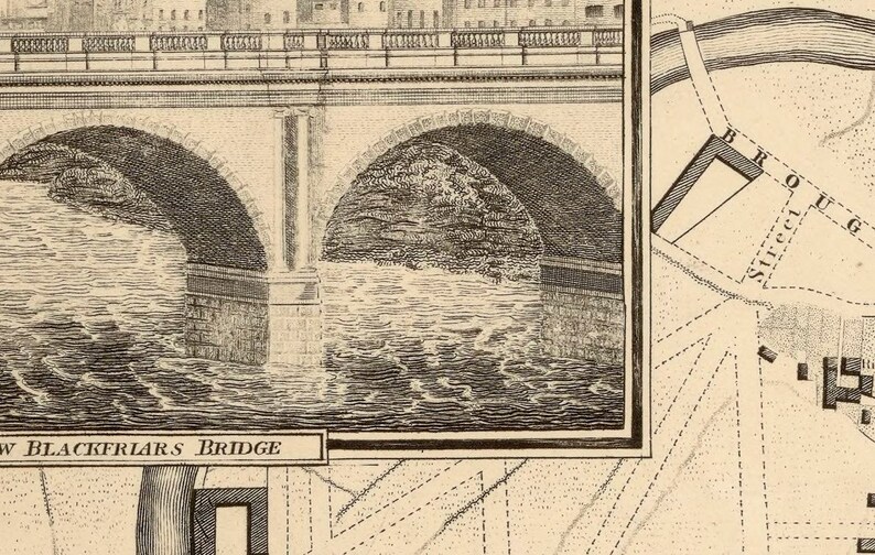 Old Map of Manchester United Kingdom 1825 Vintage Map - Etsy