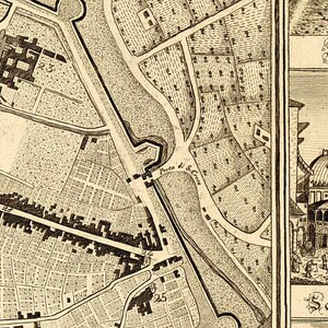 Old Map of Padua Padova Italy 1840 Vintage Map Vintage Poster Wall Art ...