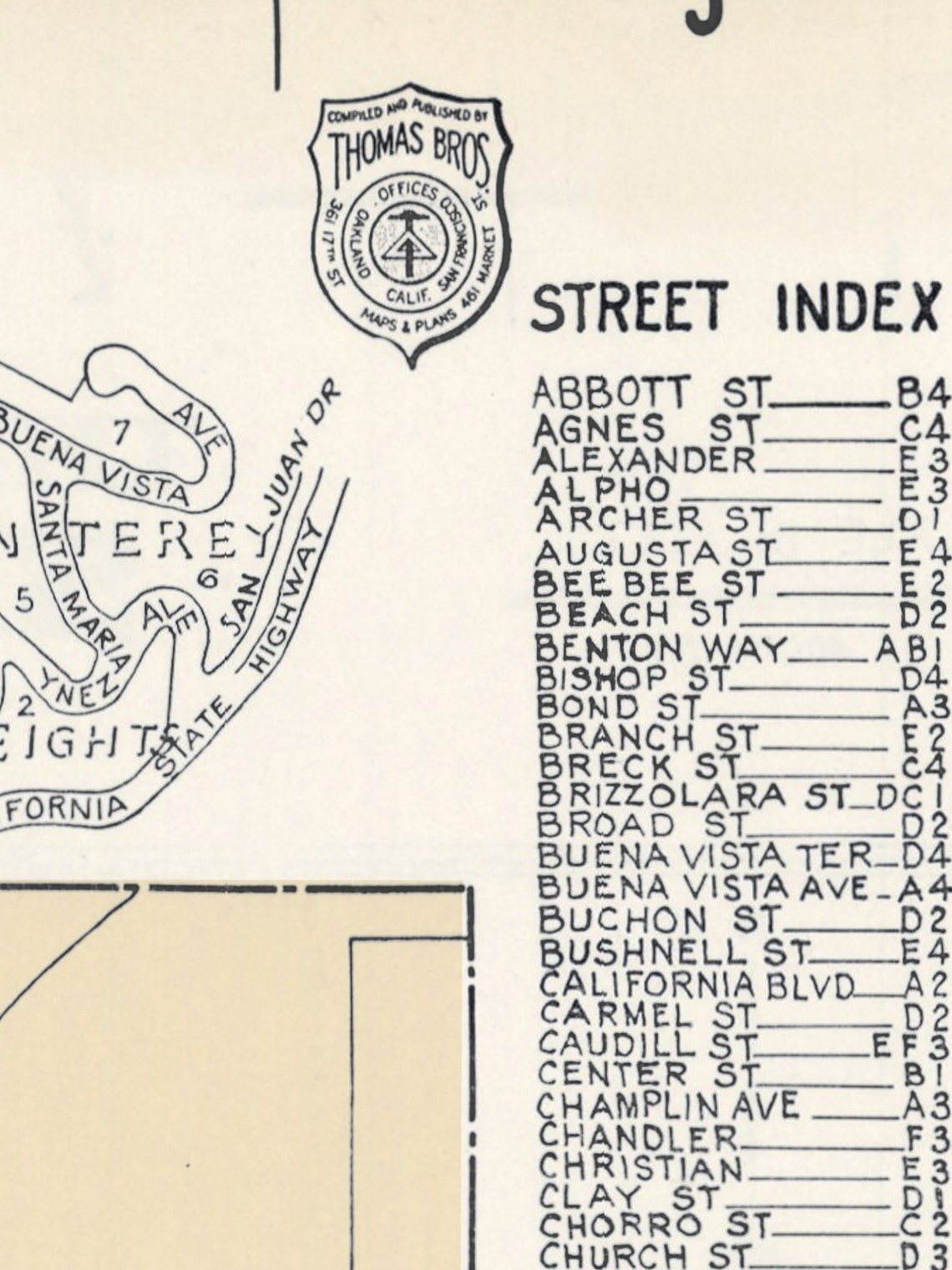 Old Map of San Luis Obispo 1920 California Vintage Map - Etsy