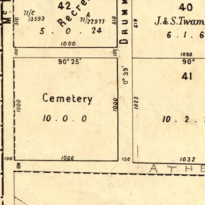 Old Map of Oakleigh Australia 1883 Vintage Map Vintage Poster Wall Art ...
