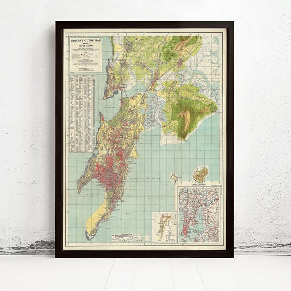 Old Bombay Wall Decor - Etsy UK