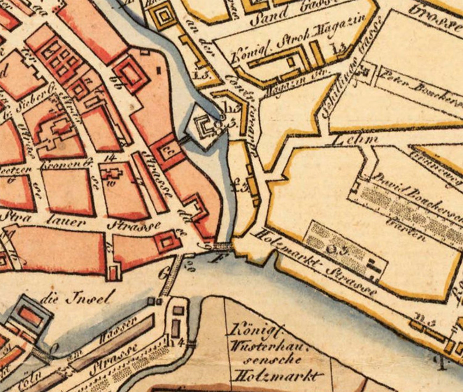 Old Map of Berlin Germany 1805 Vintage Map Vintage Poster - Etsy