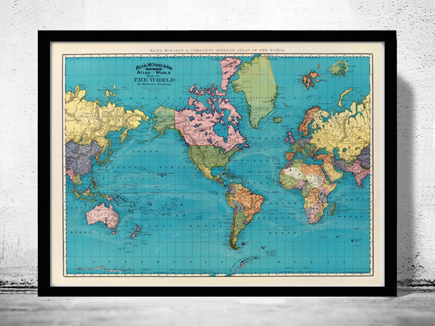 Mercator Projection Map