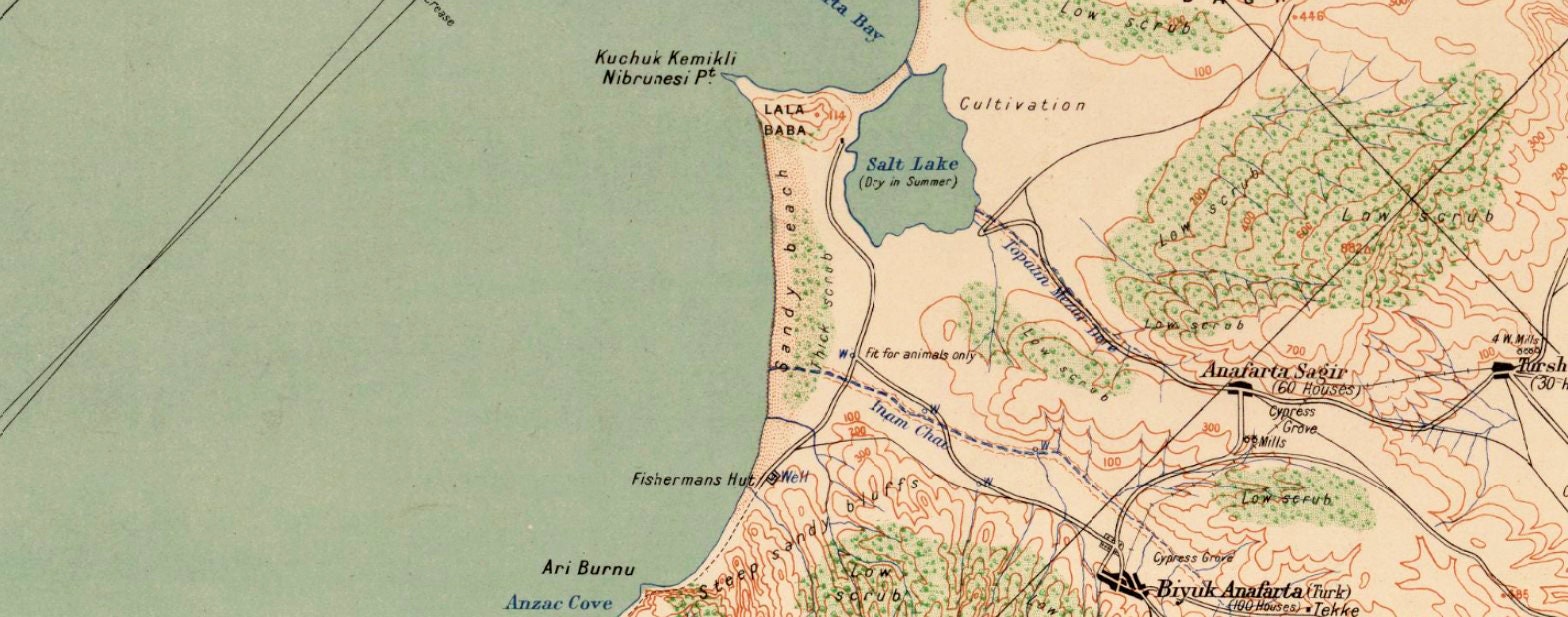 Old Map of Gallipoli Turkey 1919 Vintage Map Vintage Poster - Etsy