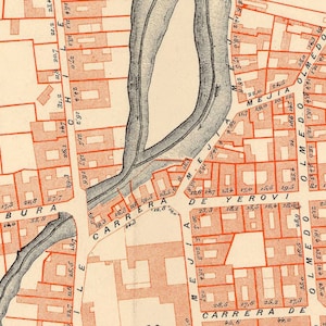 Old Map of Quito Ecuador 1888 Equator Republic | Vintage Poster Wall ...