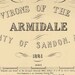 Old Map of Armidale City Australia 1881 Vintage Map Vintage - Etsy