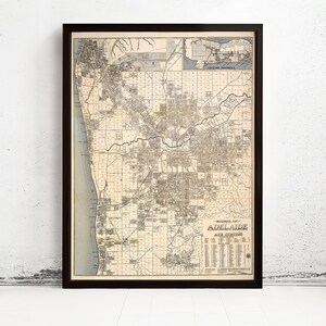 Old Map of Adelaide Australia 1920 Vintage Map Print Vintage Poster ...