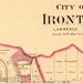 Old Map of Ironton Ohio 1877 Vintage Map Vintage Poster Wall Art Print ...