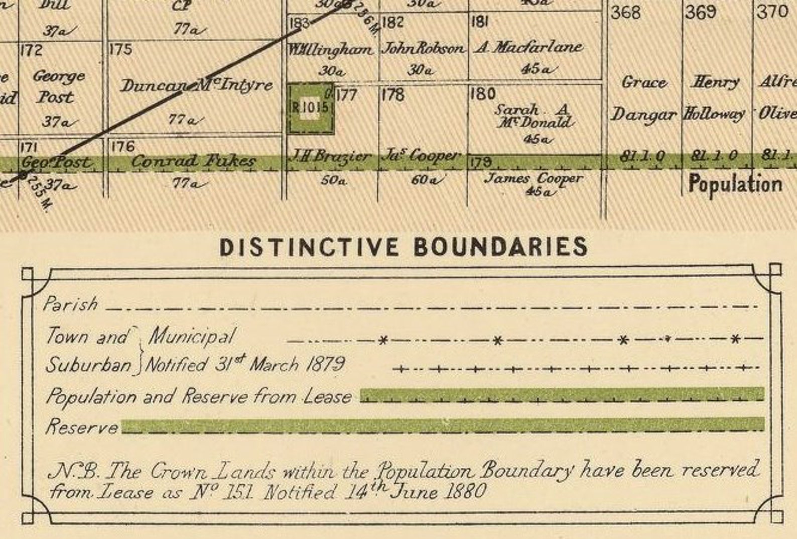 Old Map of Armidale City Australia 1881 Vintage Map Vintage - Etsy