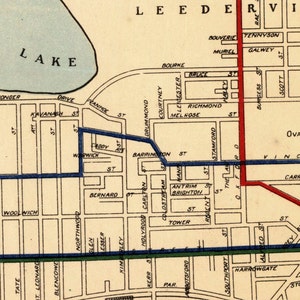 Old Map of Perth Australia 1949 Vintage Map | Vintage Poster Wall Art ...