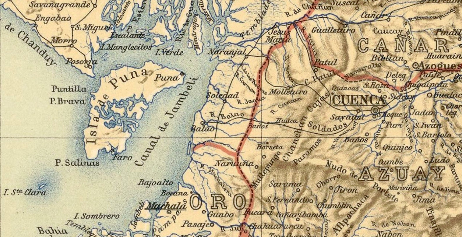 Old Map of Ecuador 1894 Equator Republic Vintage Map Vintage - Etsy
