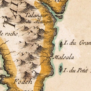 Vintage Map of Taiwan 1763 | Vintage Poster Wall Art Print | Wall Map ...