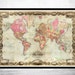 Old World Map 1854 Mercator Projection Vintage Map Vintage - Etsy