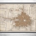 Old Map of Mexico City 1864 Mexico Vintage Map Vintage Poster Wall Art ...