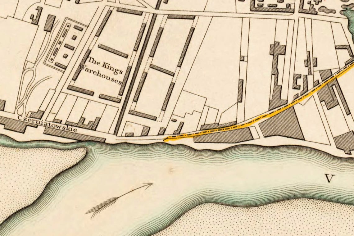 Old Map of Warsaw 1831 Poland Vintage Map Vintage Poster - Etsy