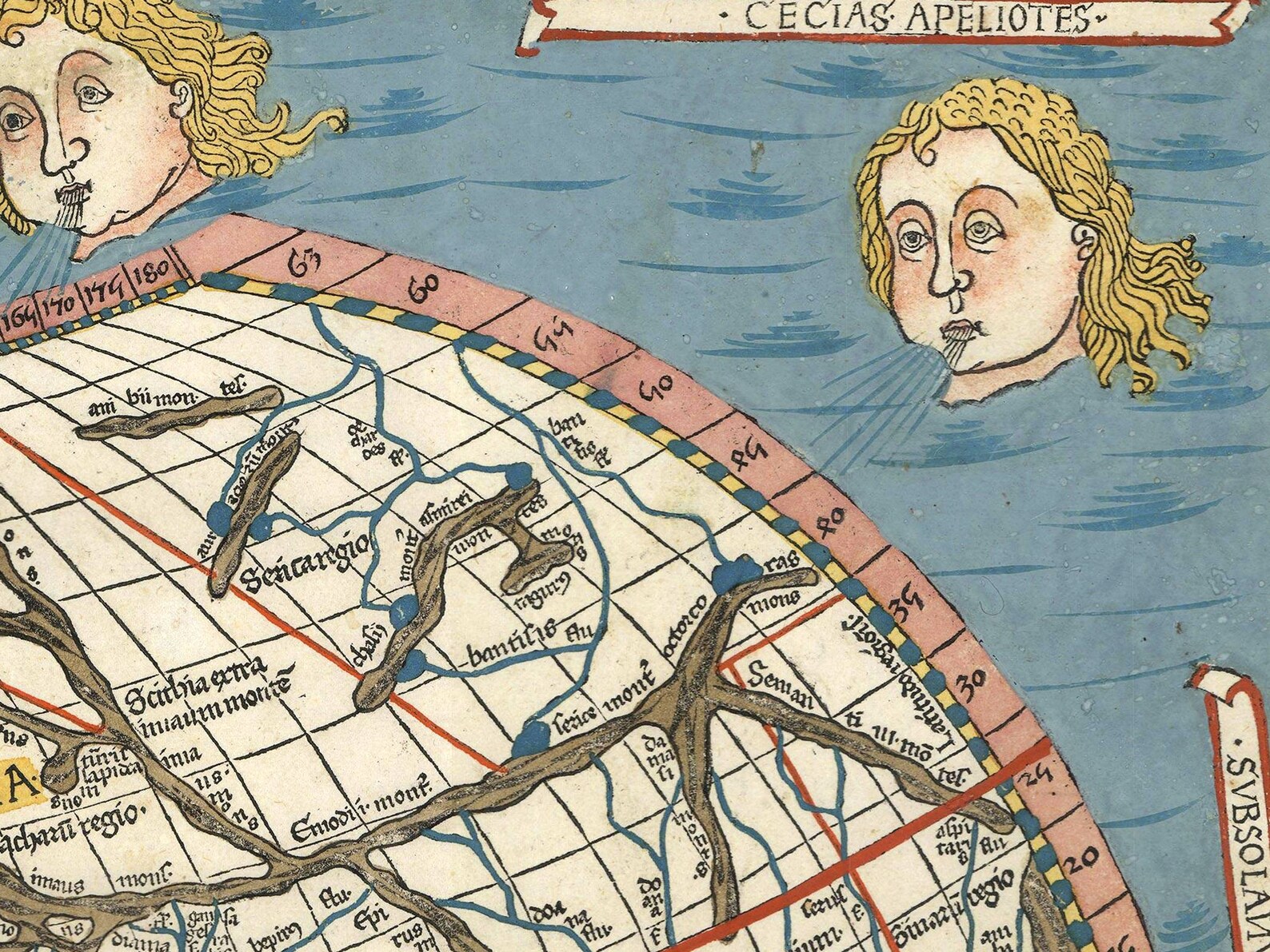 Medieval Old Map of the World 1486 Claudius Ptolemy Vintage - Etsy
