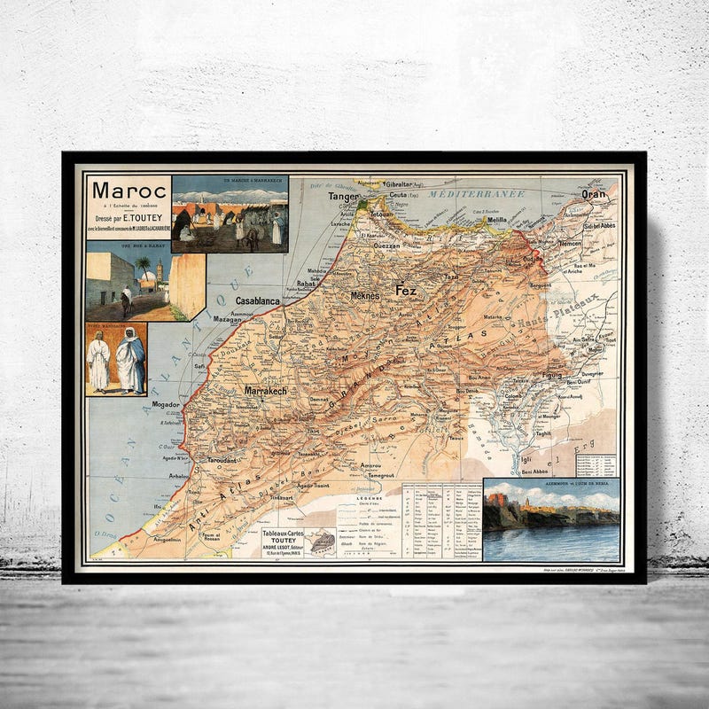 Morocco Poster - Etsy
