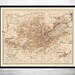 Old Map of Stuttgart Germany 1910 Vintage Map Vintage Poster Wall Art ...