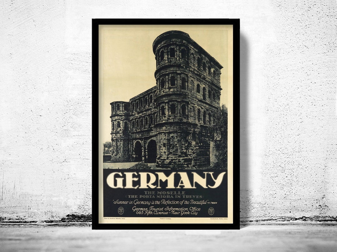 Vintage Poster of Germany Travel Poster Tourism 1930 Vintage Poster ...
