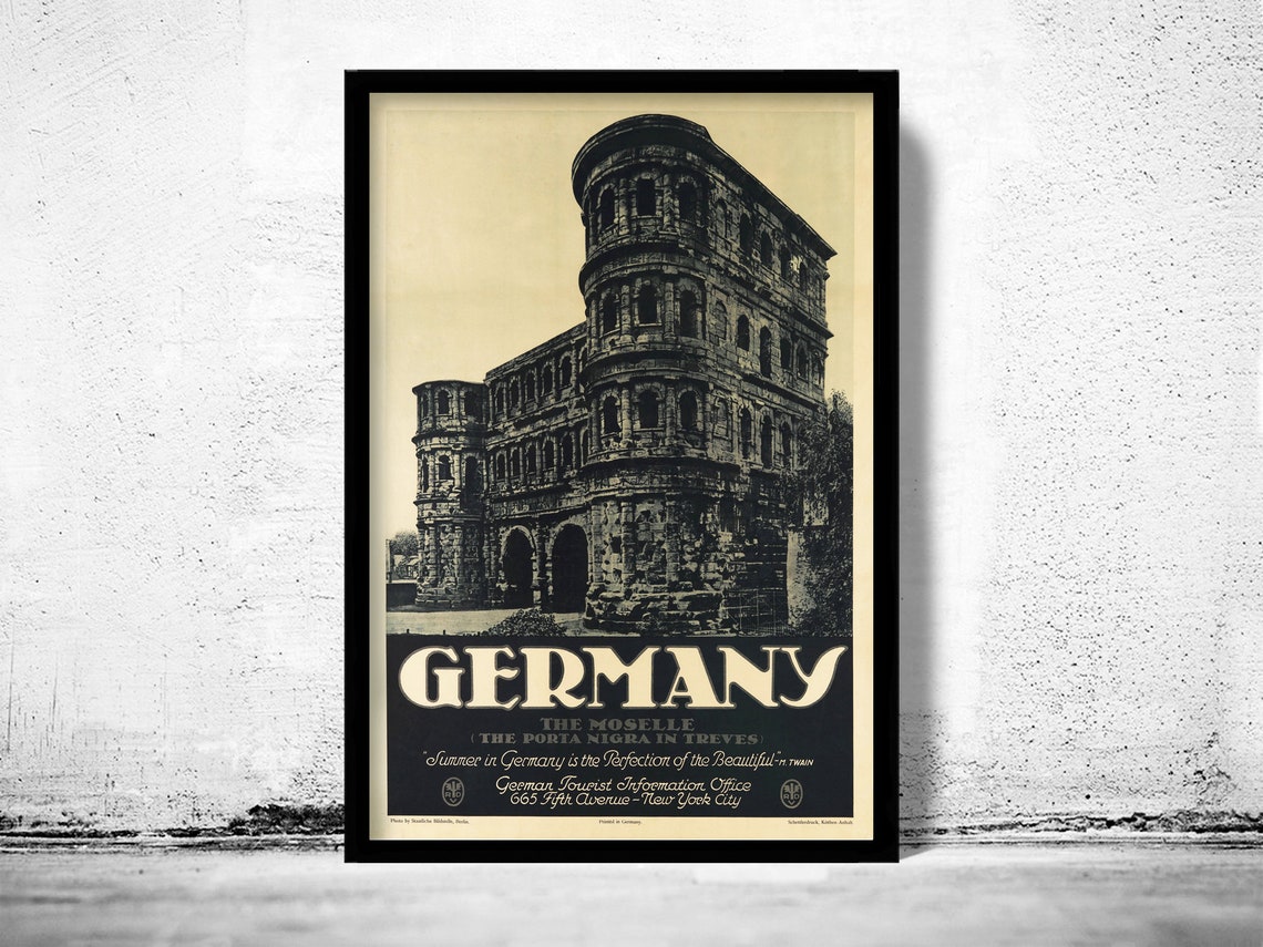 Vintage Poster of Germany Travel Poster Tourism 1930 - Etsy