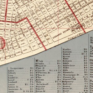 Old Map of Saint Louis City St Louis 1870 Vintage Map | Vintage Poster ...