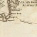 Old Map of Virgin Islands 1775 Vintage Poster Wall Art Print Wall Map ...