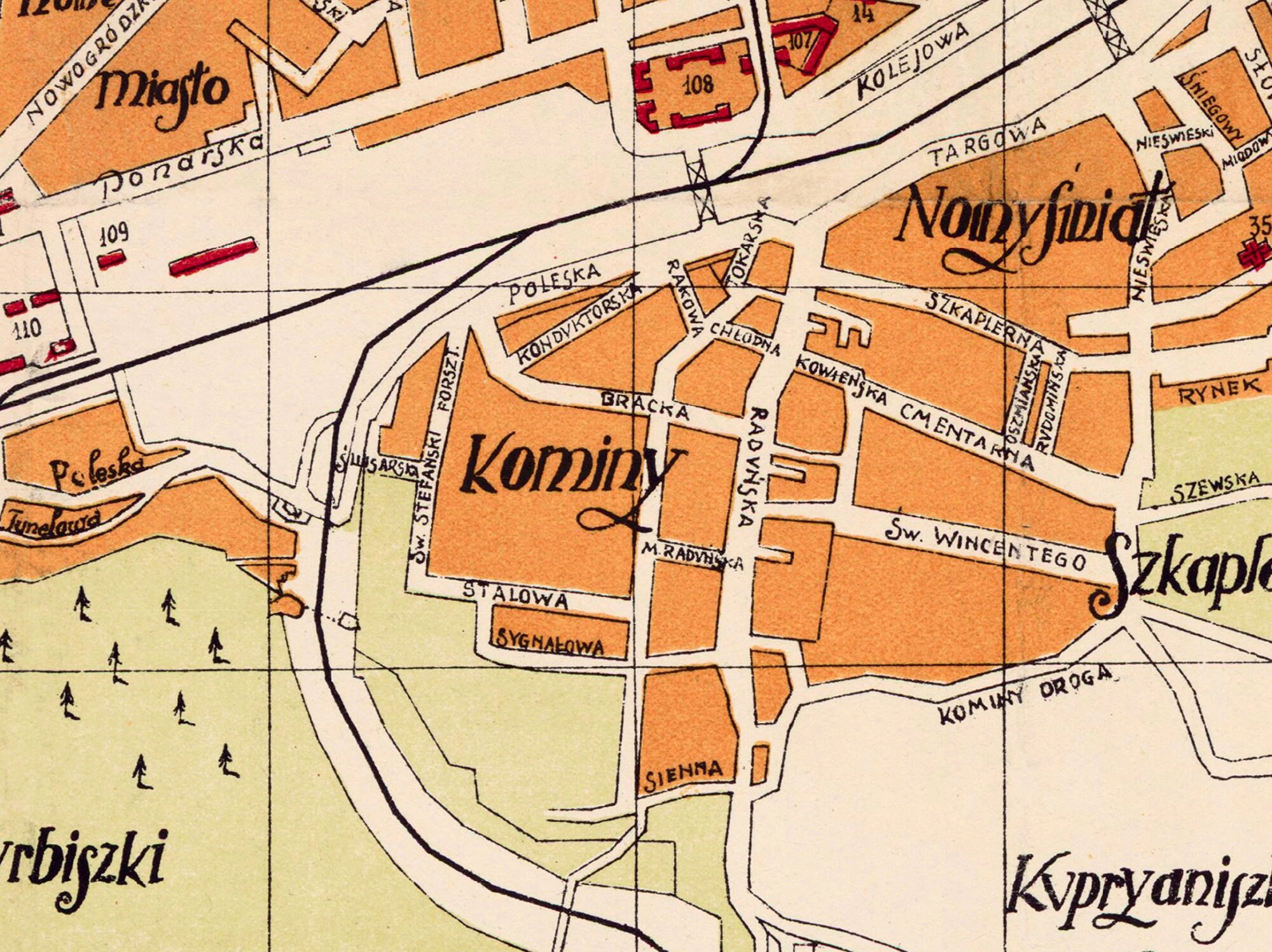 Old Map Of Vilnius Lithuania 1930 Vintage Map | Vintage Poster Wall Art ...