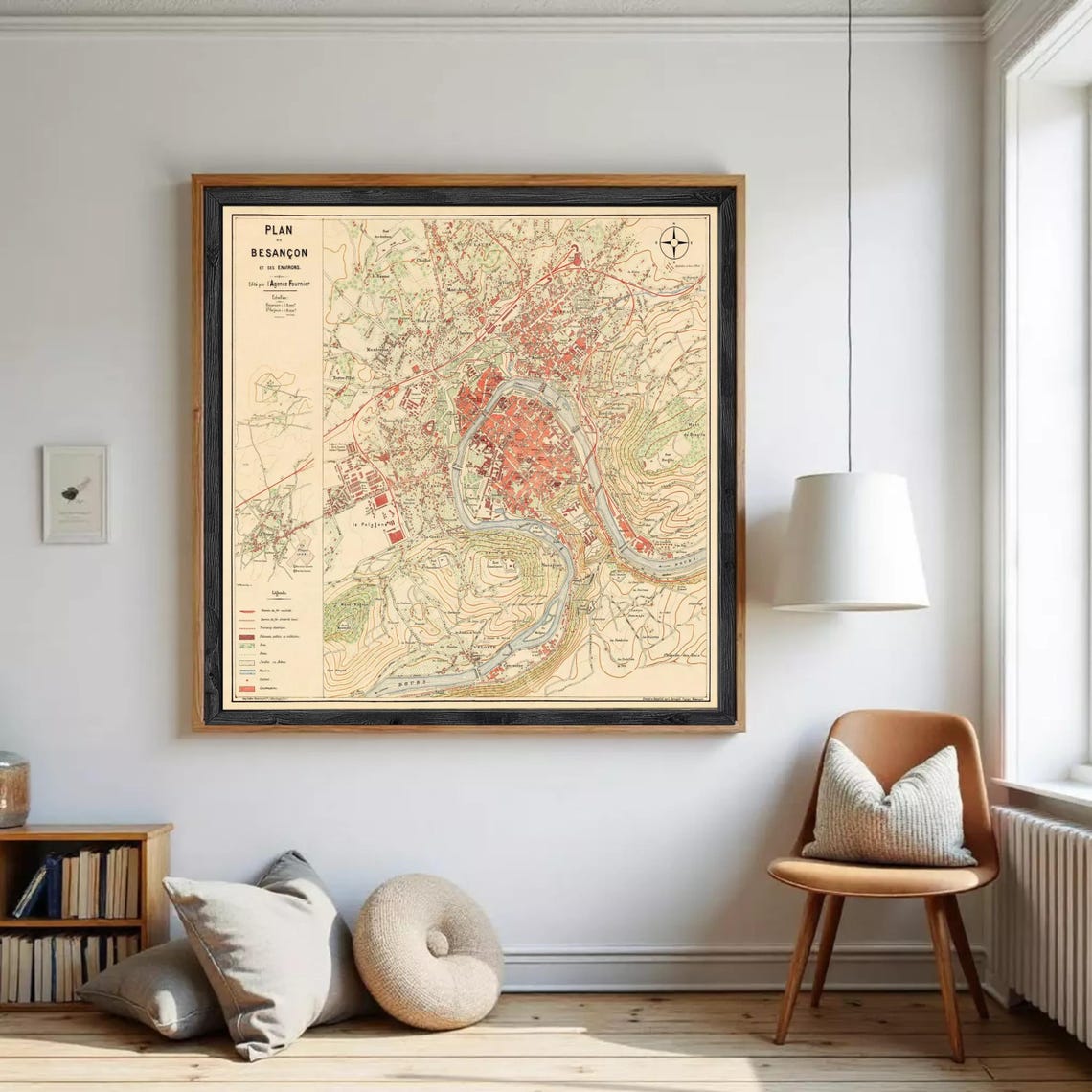 Old Map of Besançon France 1930 Vintage Map | Wall Map Print - Etsy UK