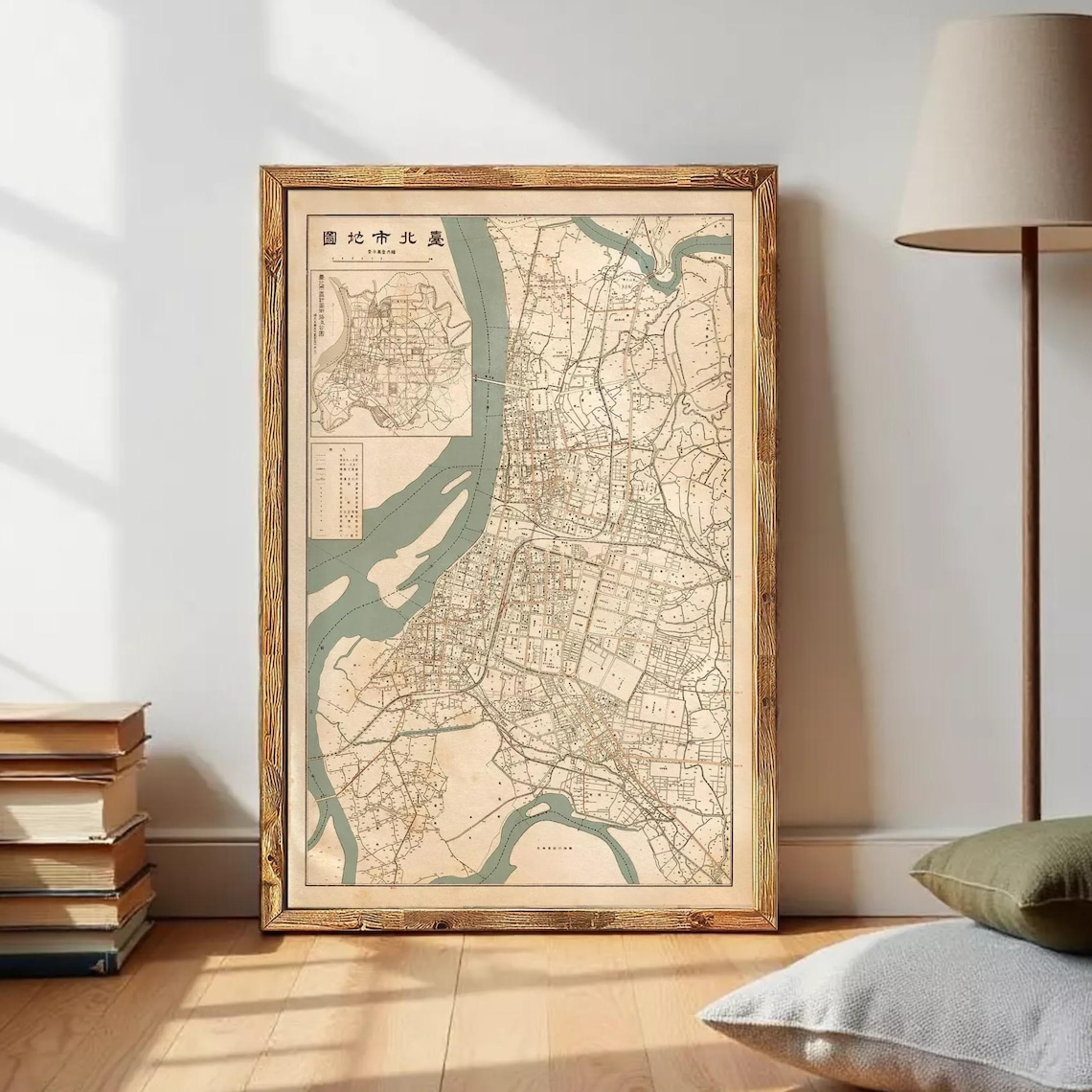 Old Map of Taipei Taiwan 1932 Vintage Map | Wall Map Print - Etsy