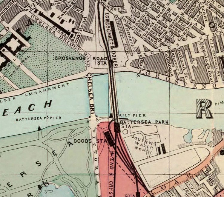 Old Map Of London Map 1880 | Vintage Poster Wall Art Print | Wall Map ...