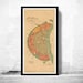Old Map of Koln Cologne Germany 1888 Vintage Map Vintage Poster Wall ...