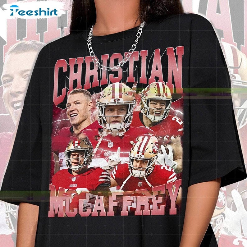 Vintage Christian Mccaffrey Shirt, San Francisco Football Shirt ...