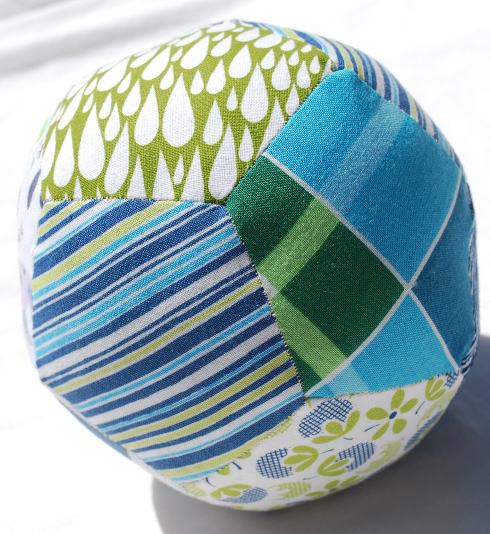 PDF Pattern for Fabric Ball (patchwork) - Etsy