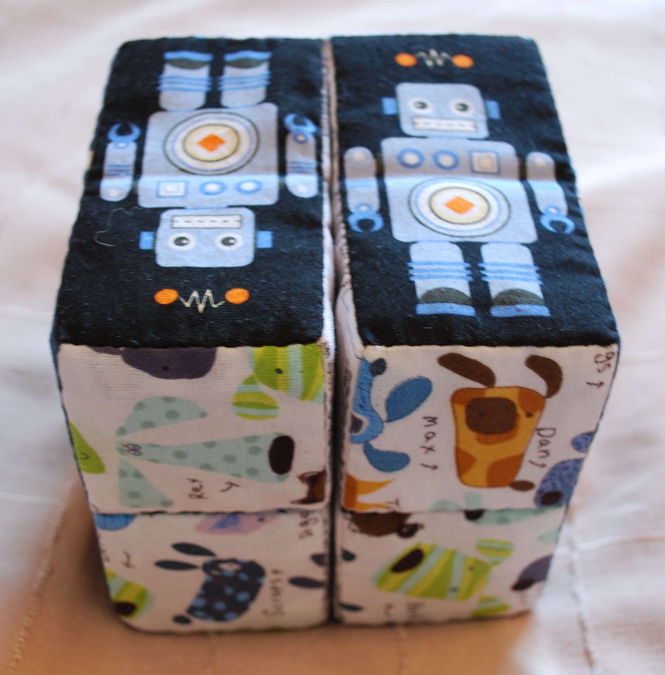 Fabric Puzzle Block Pattern - Etsy