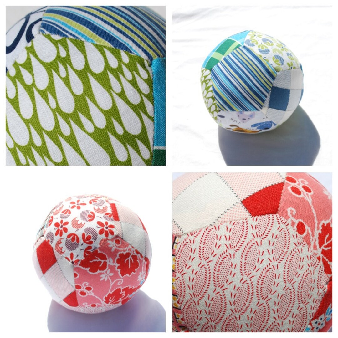 PDF Pattern for Fabric Ball (patchwork) - Etsy