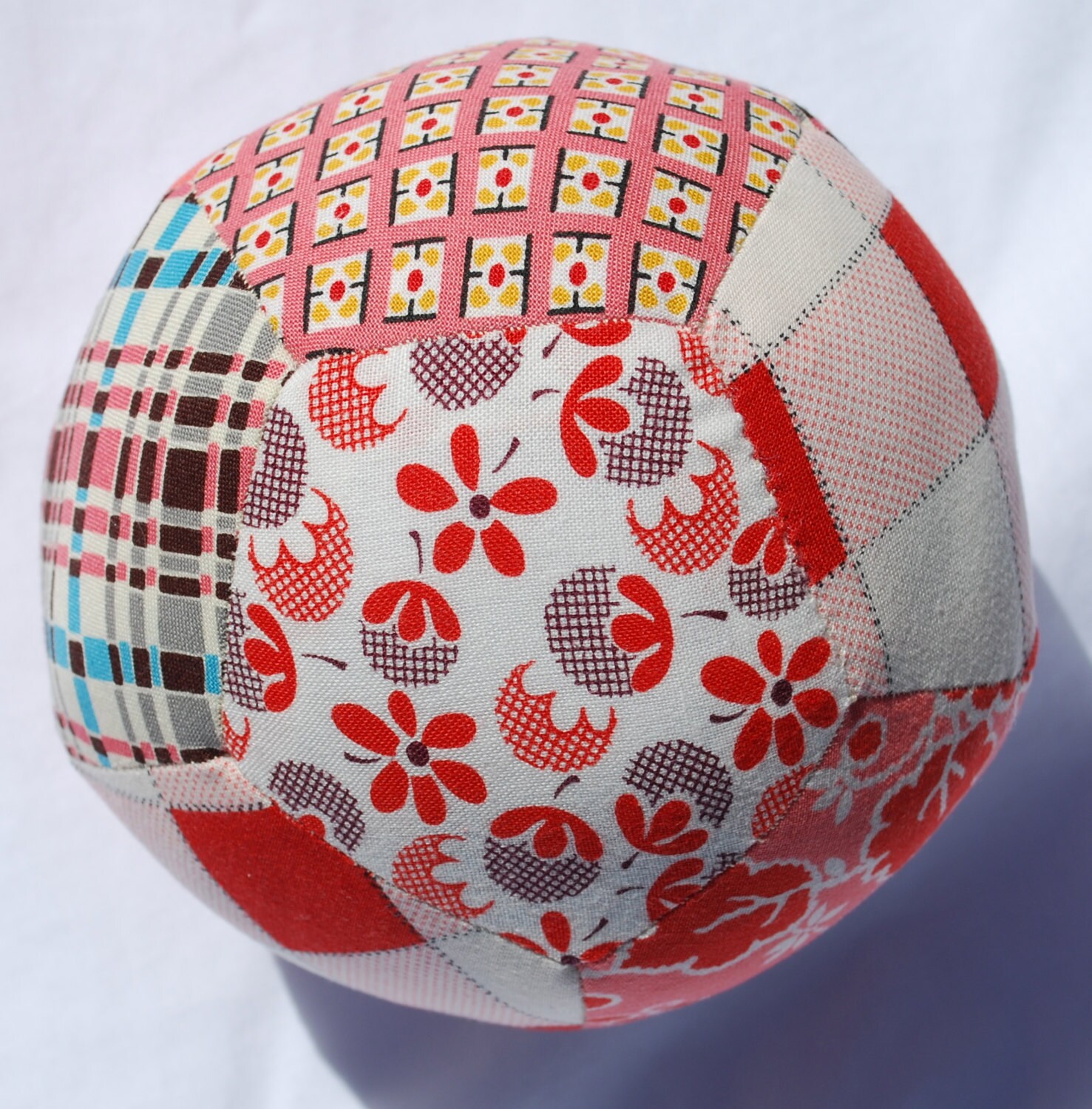 PDF Pattern for Fabric Ball (patchwork) - Etsy