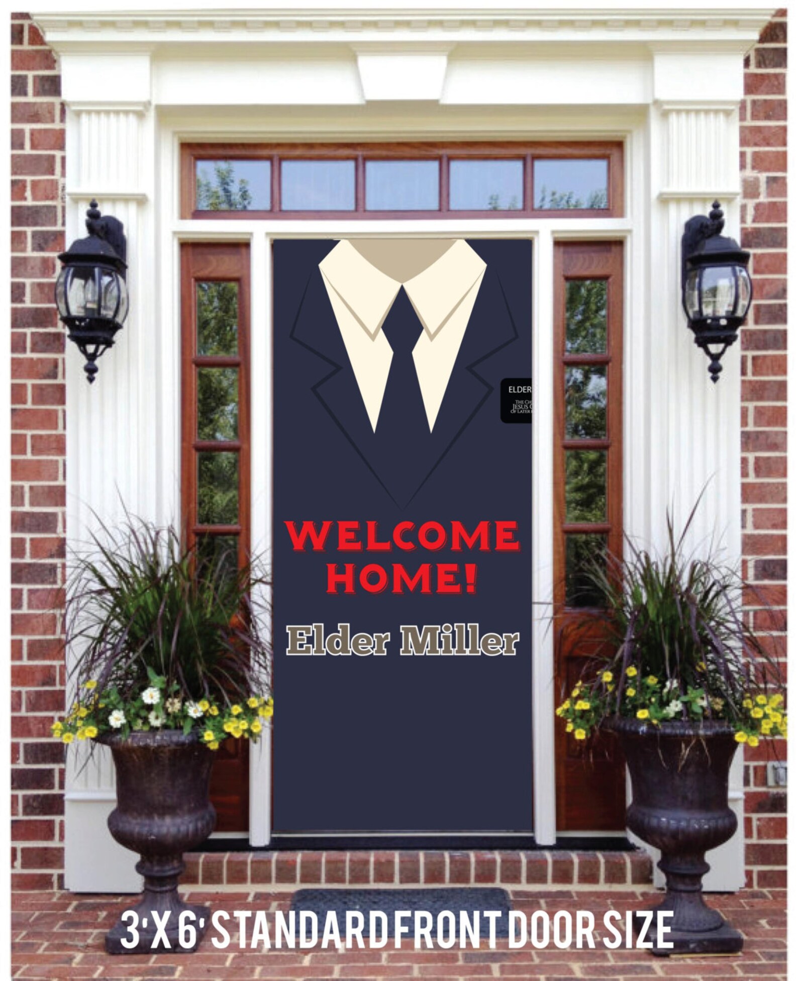 Welcome Home Missionary Banner Door Banner Return - Etsy