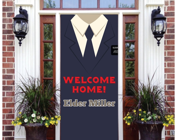 Personalized Digital Download, Welcome Home, Missionary Banner, Door ...