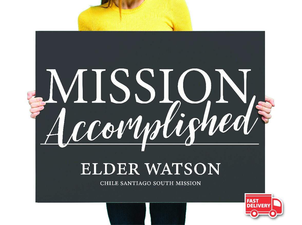 Personalized Return Missionary Banner: Welcome Home Celebration - Etsy