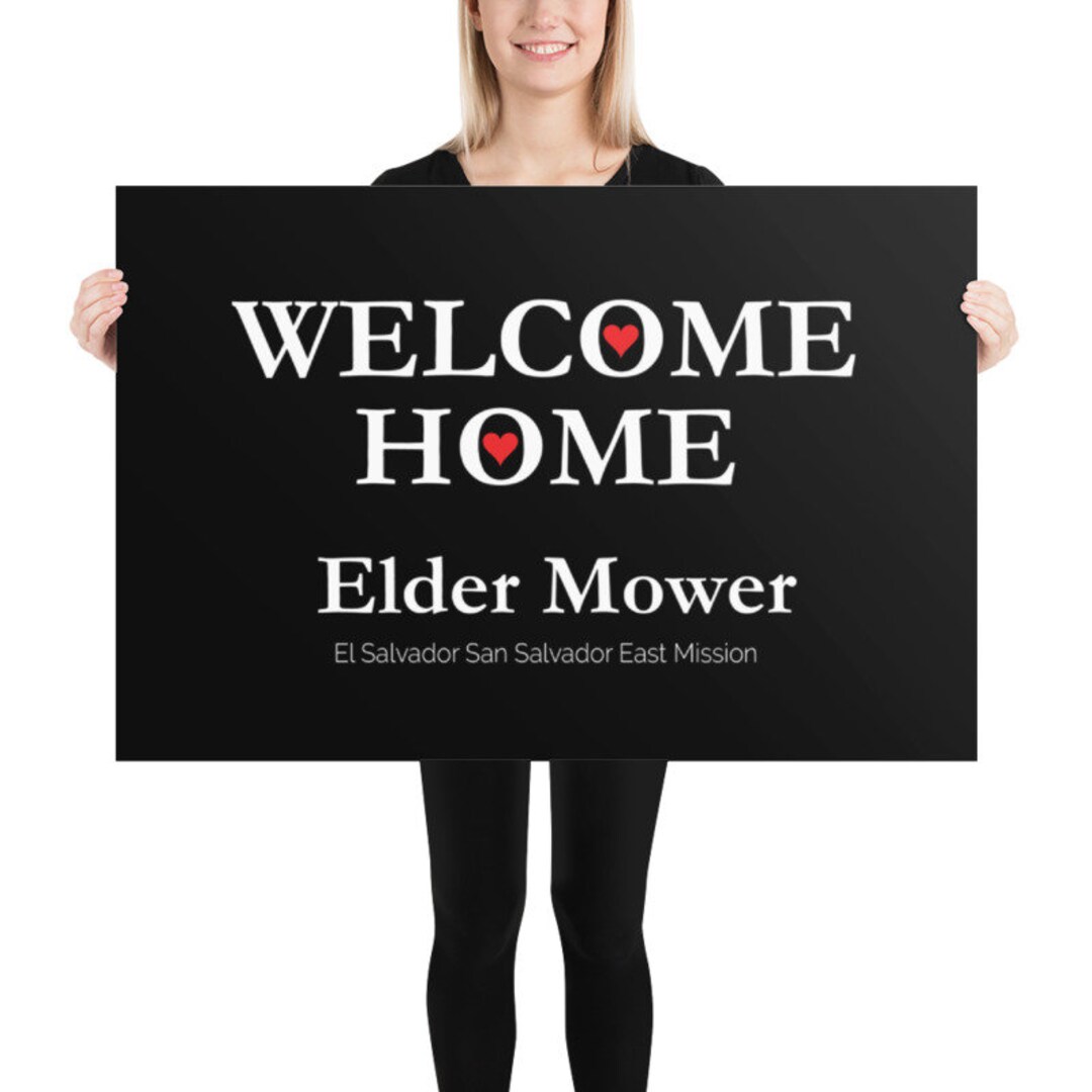 Printable, Welcome Home Sign, LDS Missionary, Sister Missionary, Mormon ...
