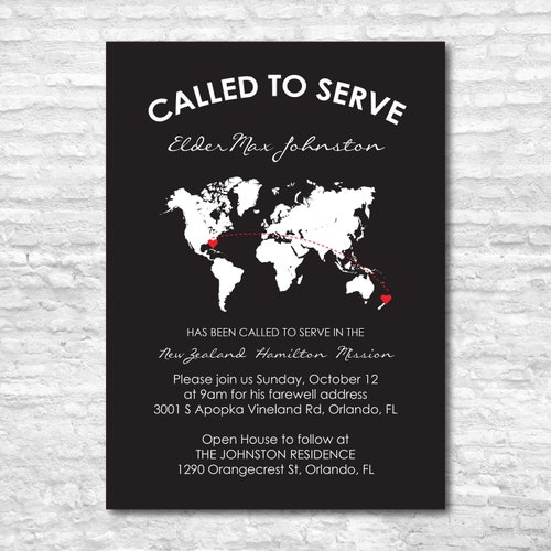 Called to Serve Banner LDS Missionary Call Mission Call - Etsy
