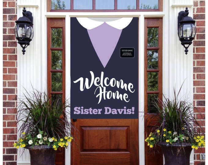 Welcome Home Printable Sister Missionary Banner, Sign, LDS Return ...