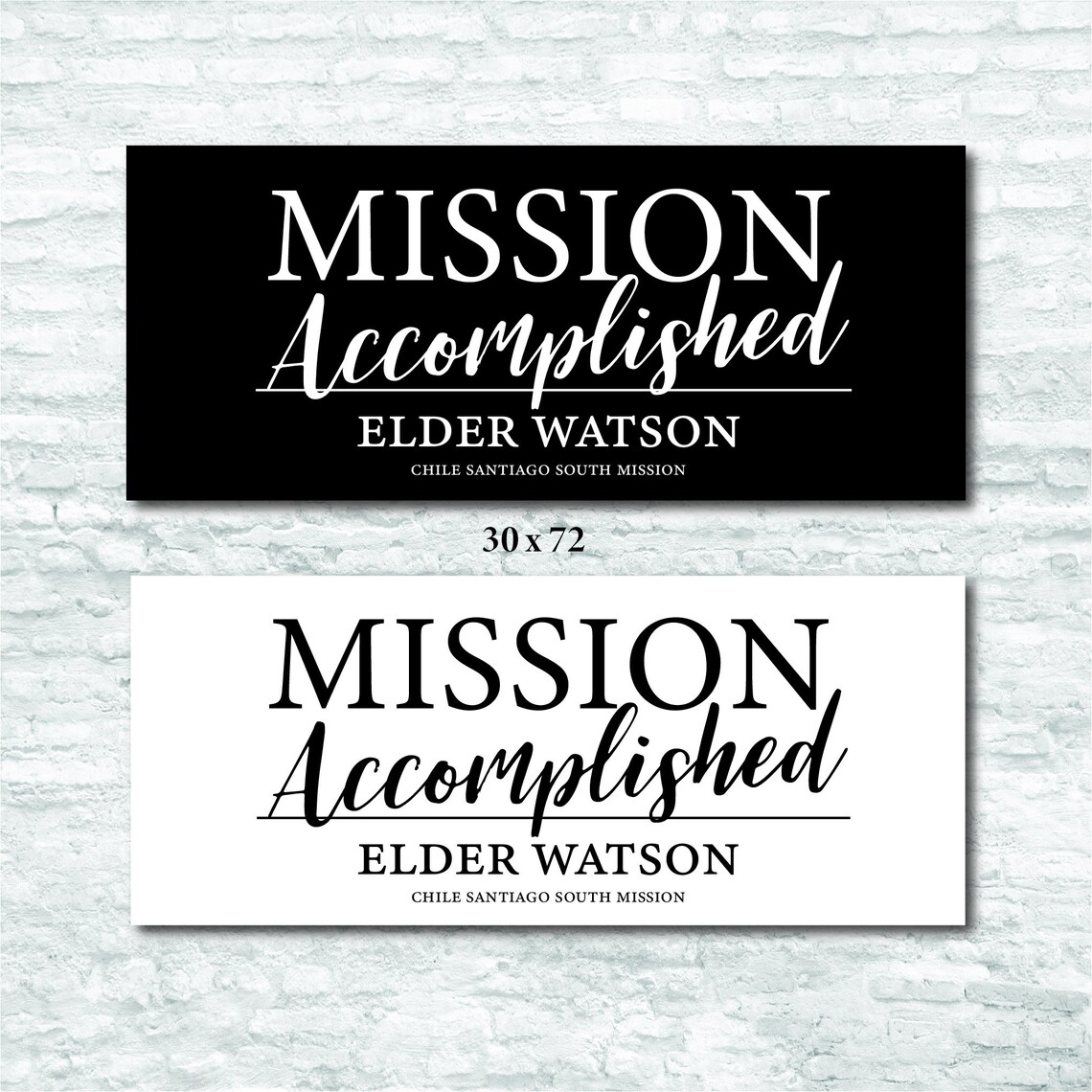 Personalized Return Missionary Banner: Welcome Home Celebration - Etsy